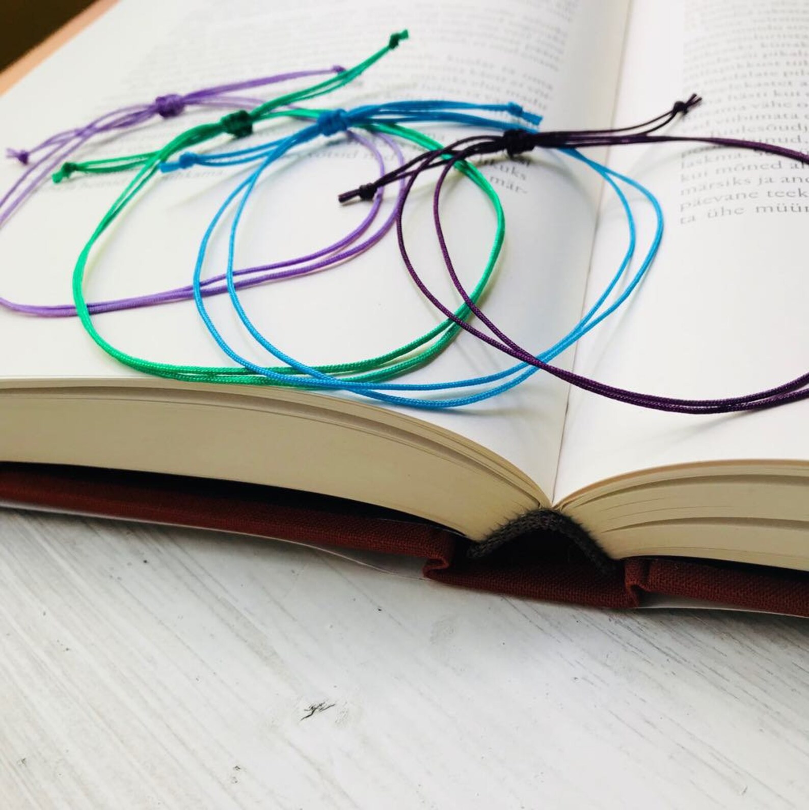 Adjustable string bracelet thin bracelet Adjustable men | Etsy