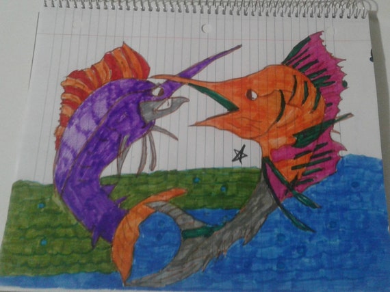 Shakespeare and Malty Shakes Sword Fight A Digital Pencil - Etsy