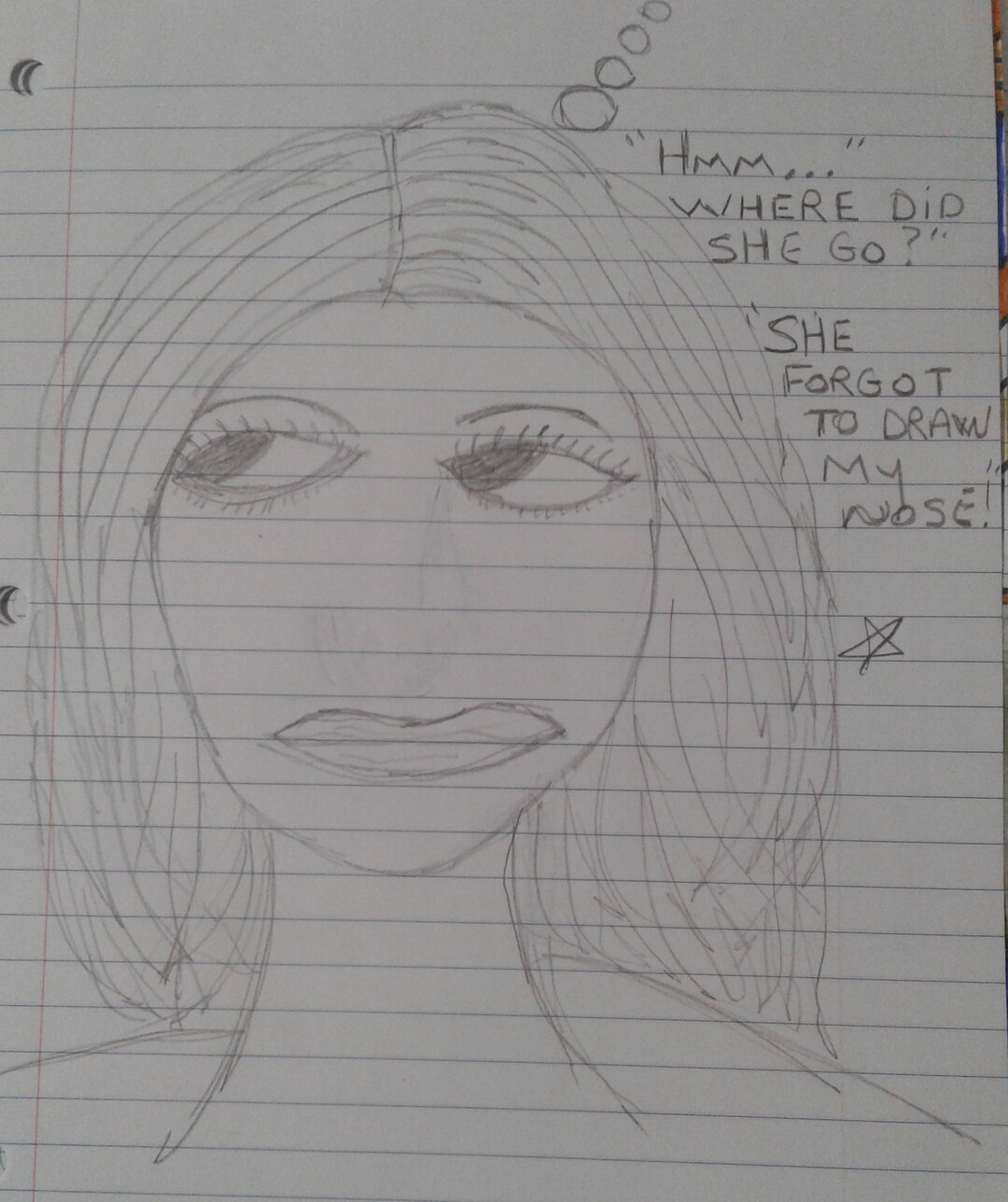 Teaching Myself How to Draw Portrait Pencil Sketches A Digital File See ...