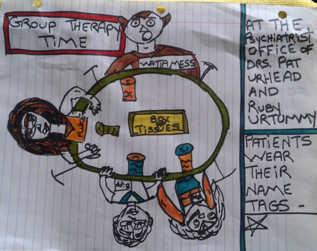 Updated : It's Group Therapy Time With Drs. Pat Urhead and Ruby Urtummy ...