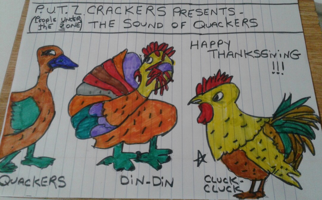 PUTZ Crackers Presents the Sound of Quackers Happy Thanksgiving Day ...