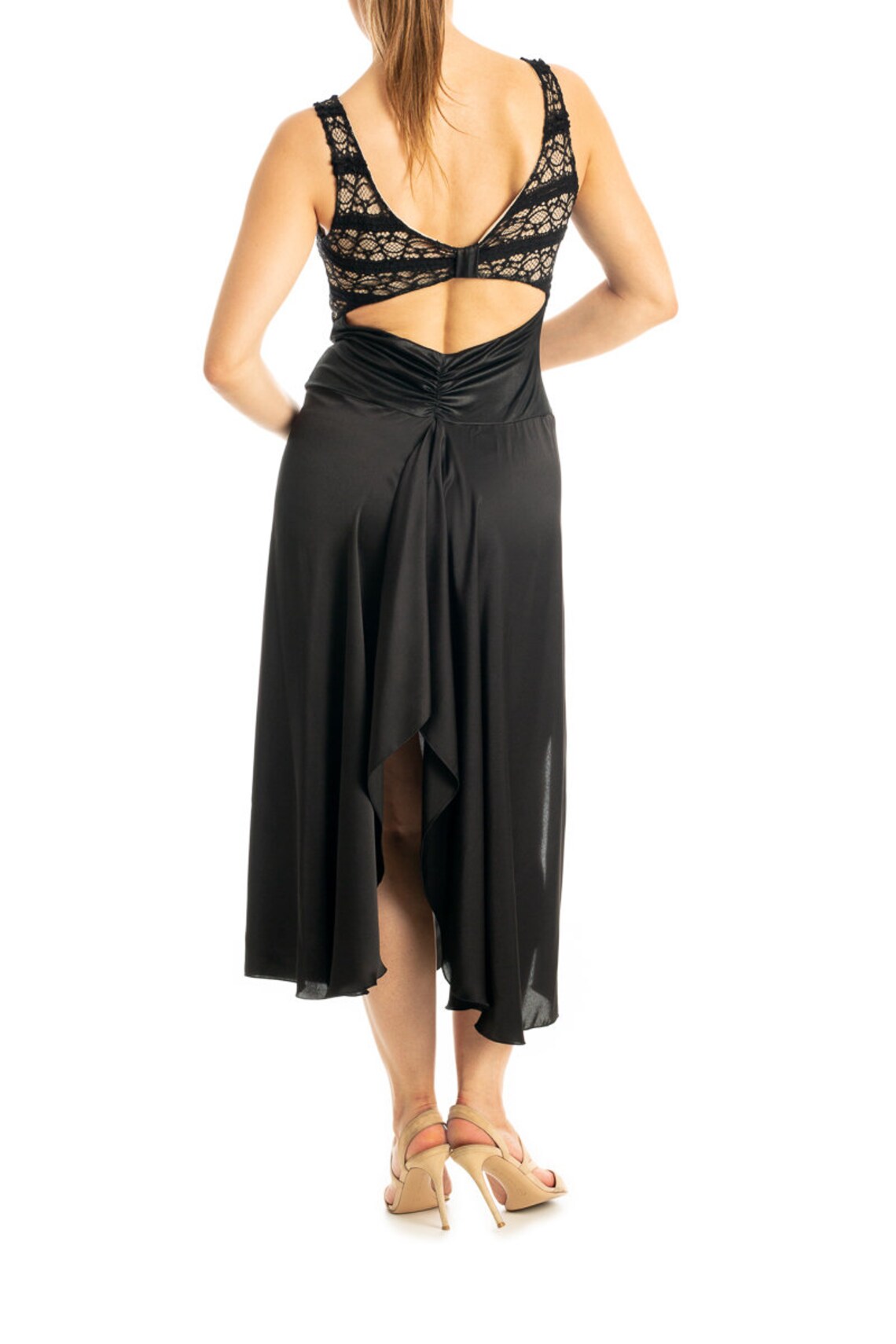 Argentine Tango Dress Sexy High Slit Dress Ballroom | Etsy