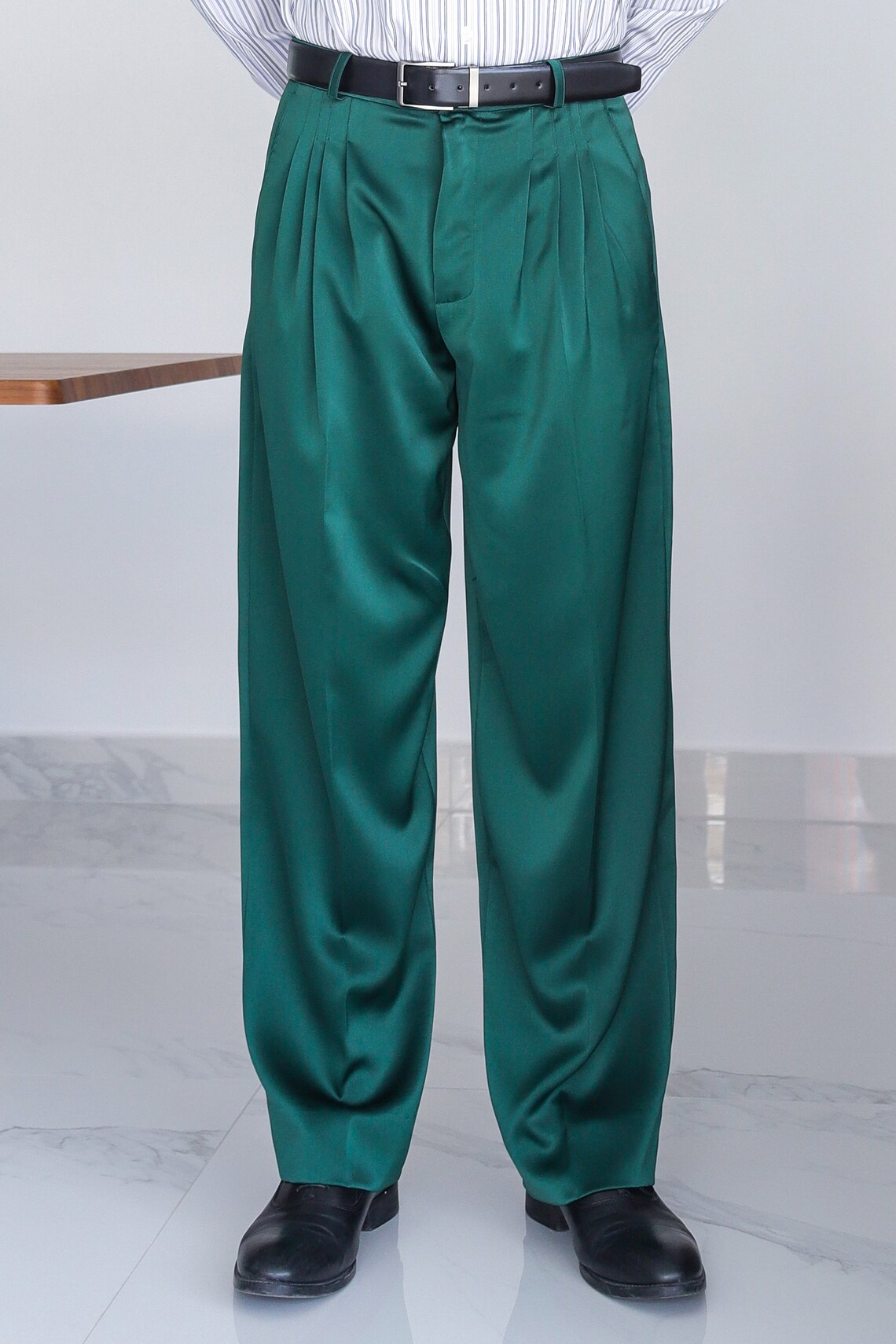 Men Argentine Tango pants Men latin dance pants Forest green | Etsy