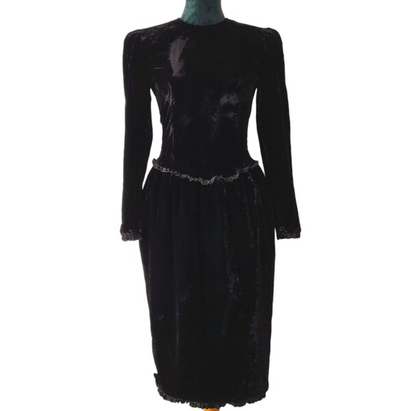 Gothic Velvet Dress - Etsy