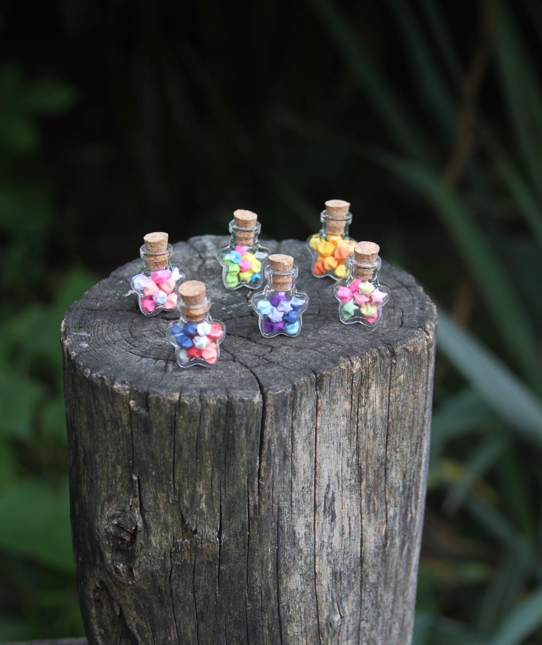 Personalized Origami Tiny Star Jar — Handmade Mix of Tiny & Micro Stars ...