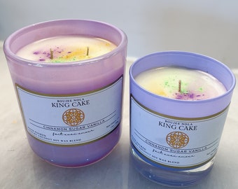 Mardi Gras King Cake Scented Candle King Cake Mardi Gras - Etsy