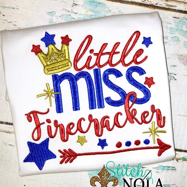 Firecracker Applique - Etsy