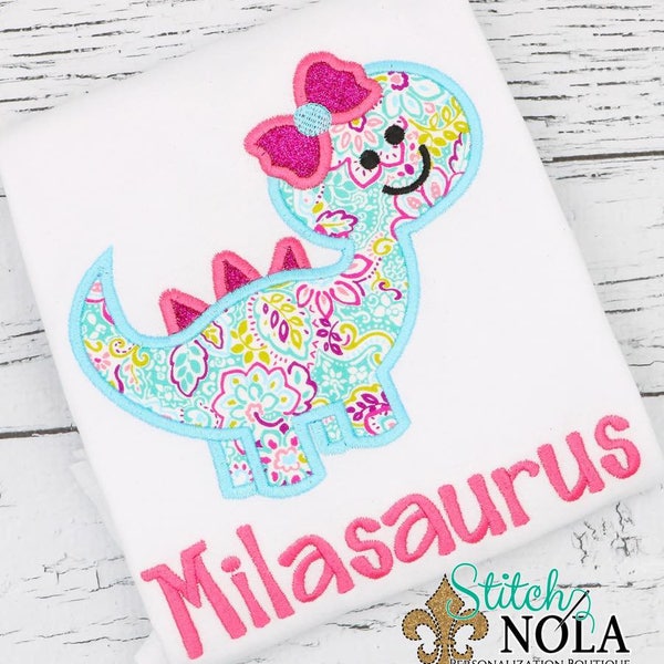 Dinosaur Applique - Etsy