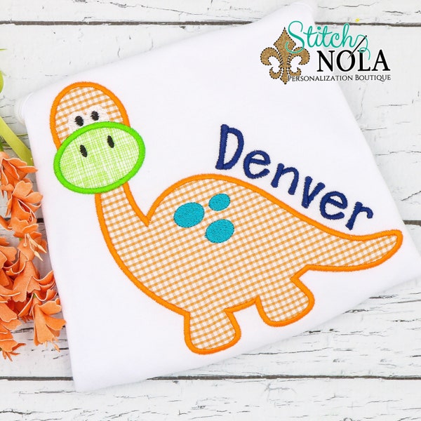 Dinosaur Applique - Etsy