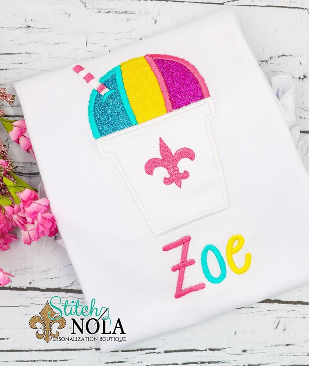 Snowball Applique, Snoball, Snocone, Snowball Shirt, Snoball Tee - Etsy