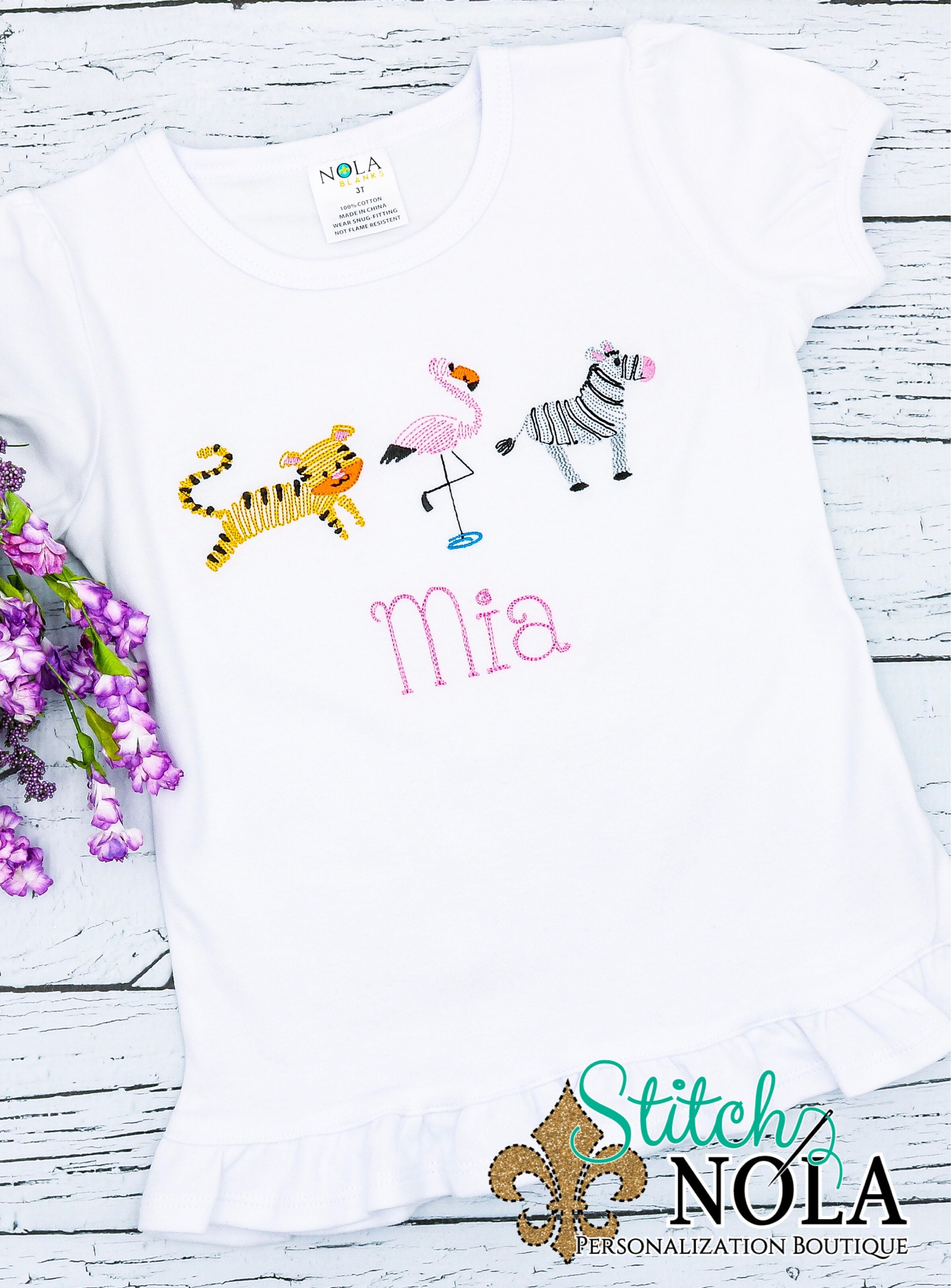 Zoo Animals Scribble, Zoo Animals Vintage Stitch, Zoo Animal Trio, Zoo ...