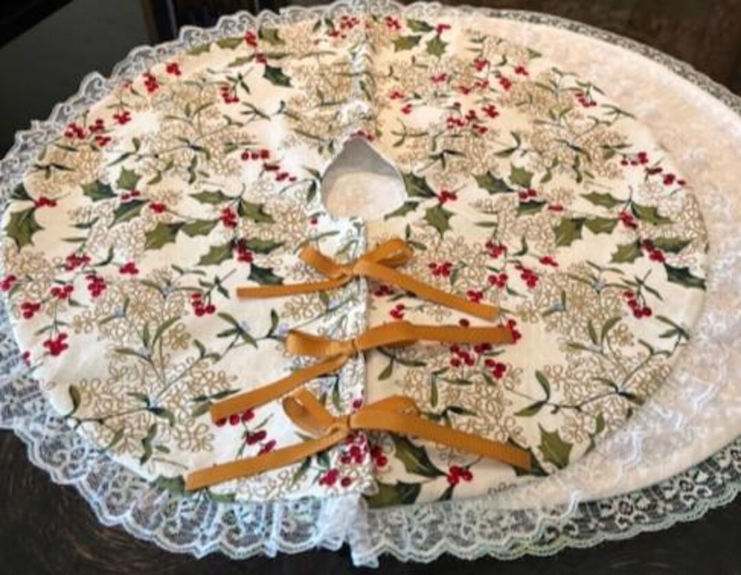 Christmas 18 Inch Diameter Tree Skirts - Etsy
