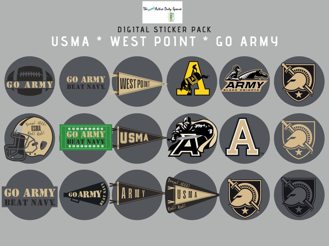 Digital Planner Digital Stickers USMA Army West Point Goodnotes PNG - Etsy