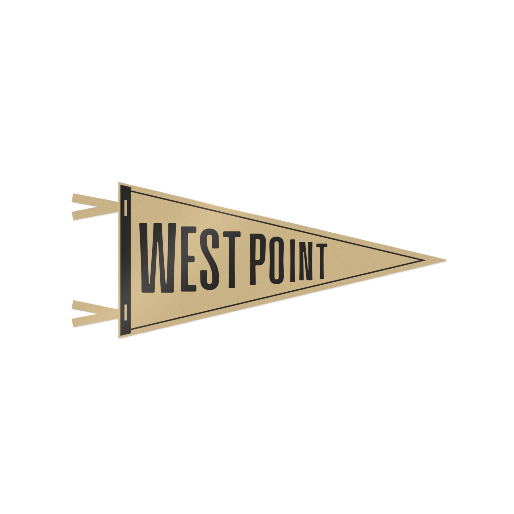Pennant Banner West Point Die-cut Vinyl Decal - Etsy