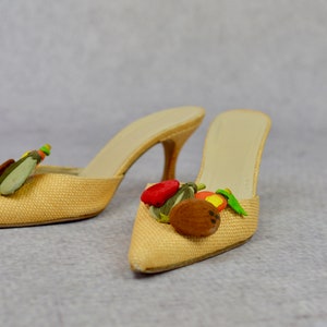 The Carmen Miranda Mules Rare and Intriguing Mules by Zalo, Size 8 - Etsy