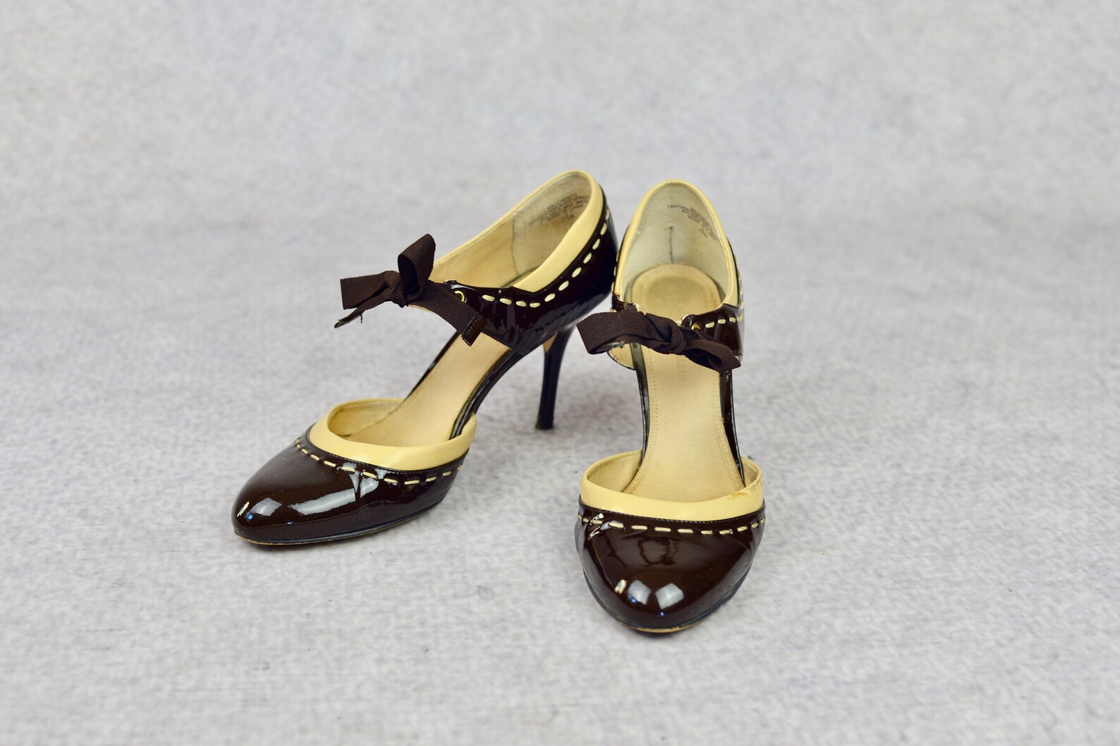 The Pin up Heels 1980's Patent Leather Heels by Anne - Etsy