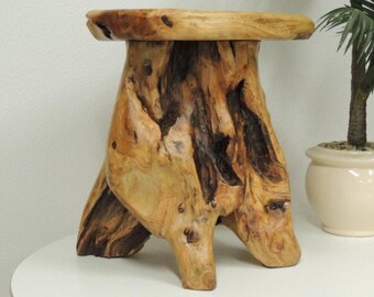 Tree Stump Table | Etsy