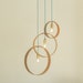 Customisable 3 Pendant Wooden Cluster Light Wooden - Etsy