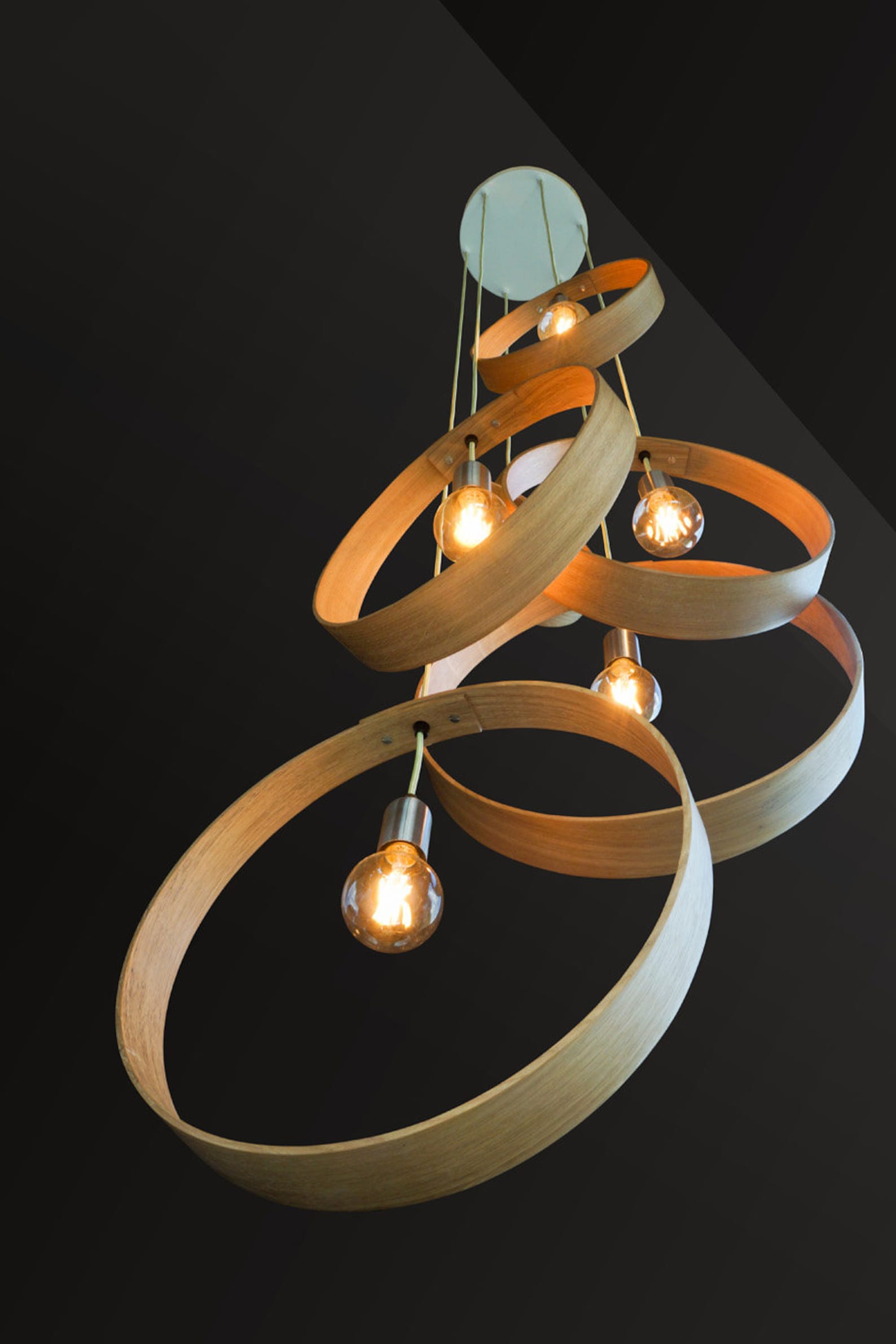 6 Hoop Cluster Light Chandelier Lighting Cluster Pendant - Etsy