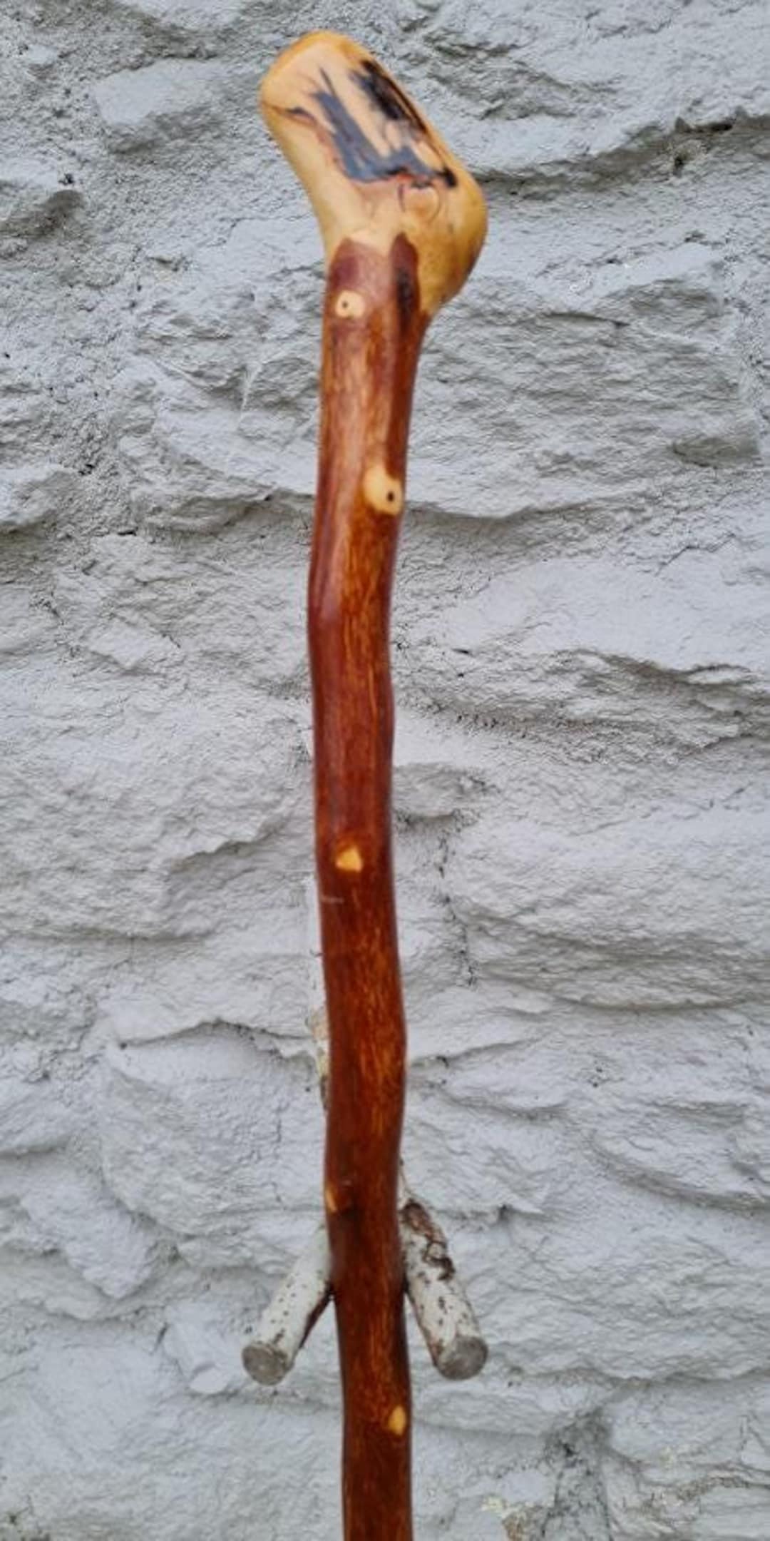 Natural Wood Walking Stick Hawthorn - Etsy