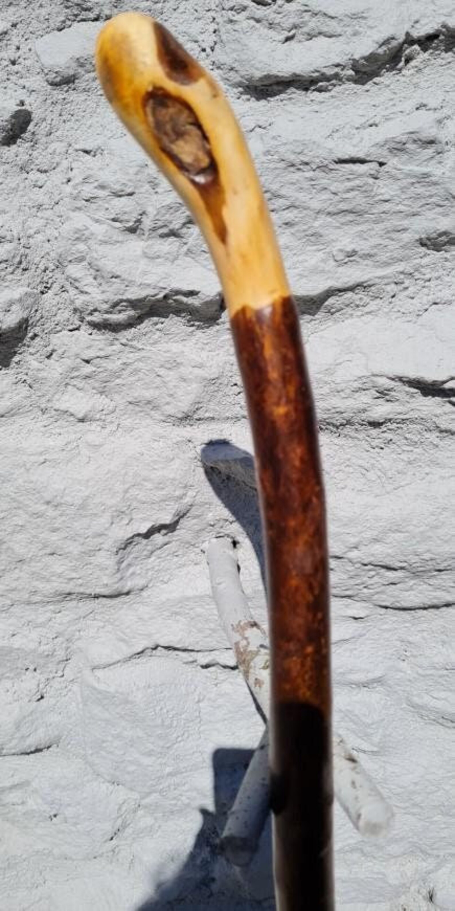 Natural Wood Handmade Walking Stick - Etsy