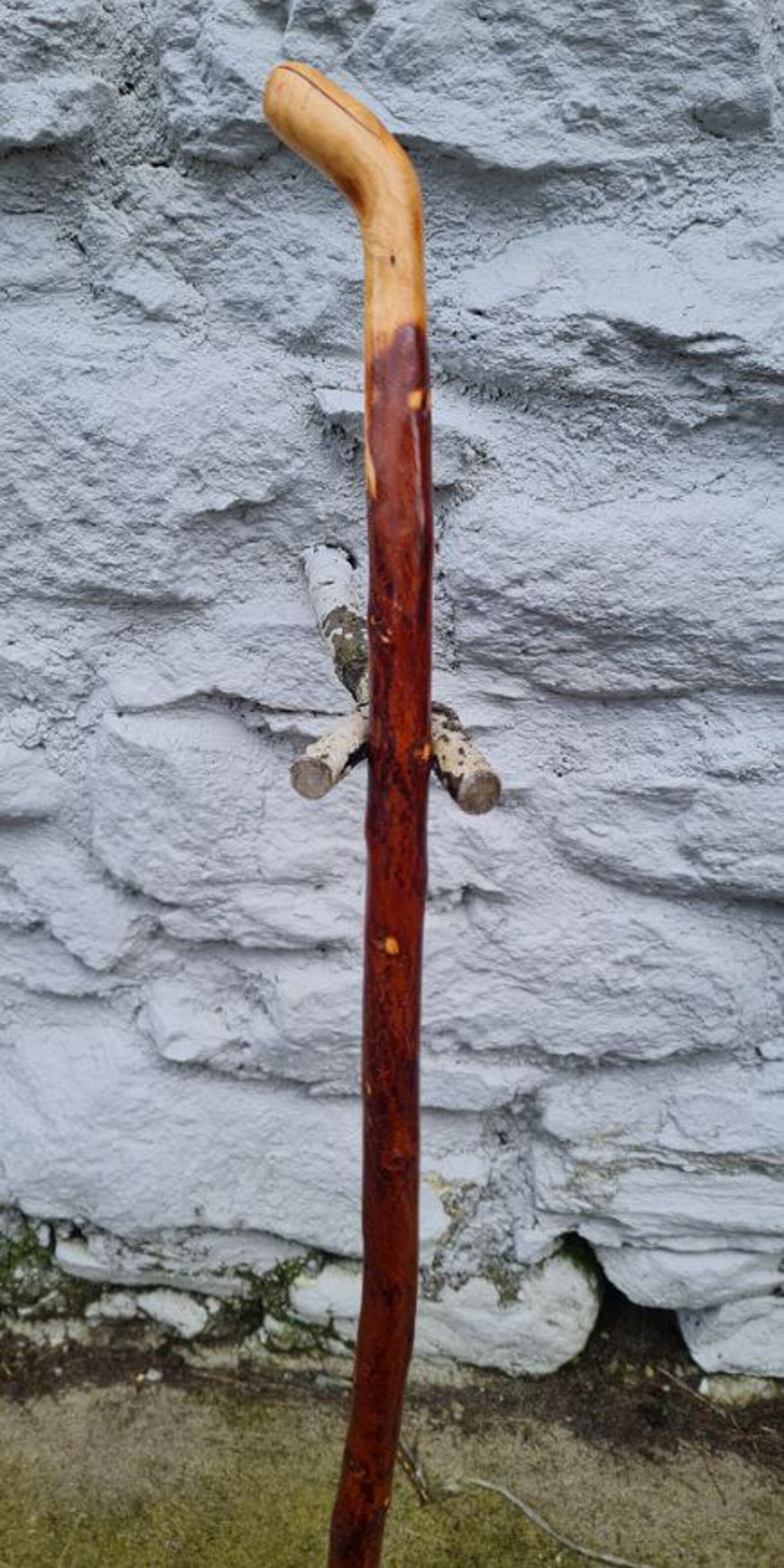 Natural Wood Handmade Walking Stick - Etsy