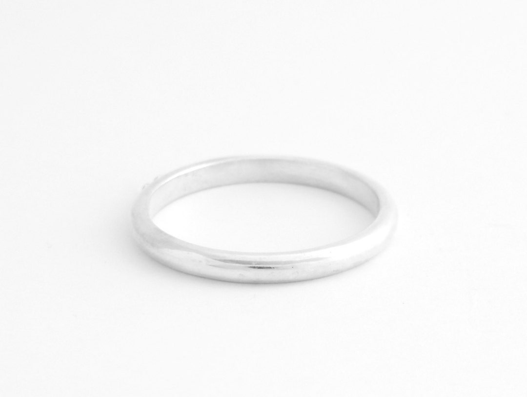 925 Sterling Silver Plane Band Ring - Etsy