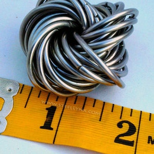 Mobii® STAINLESS STEEL: Stress Ball, Stim Fidget Ball Desk Toy - Etsy