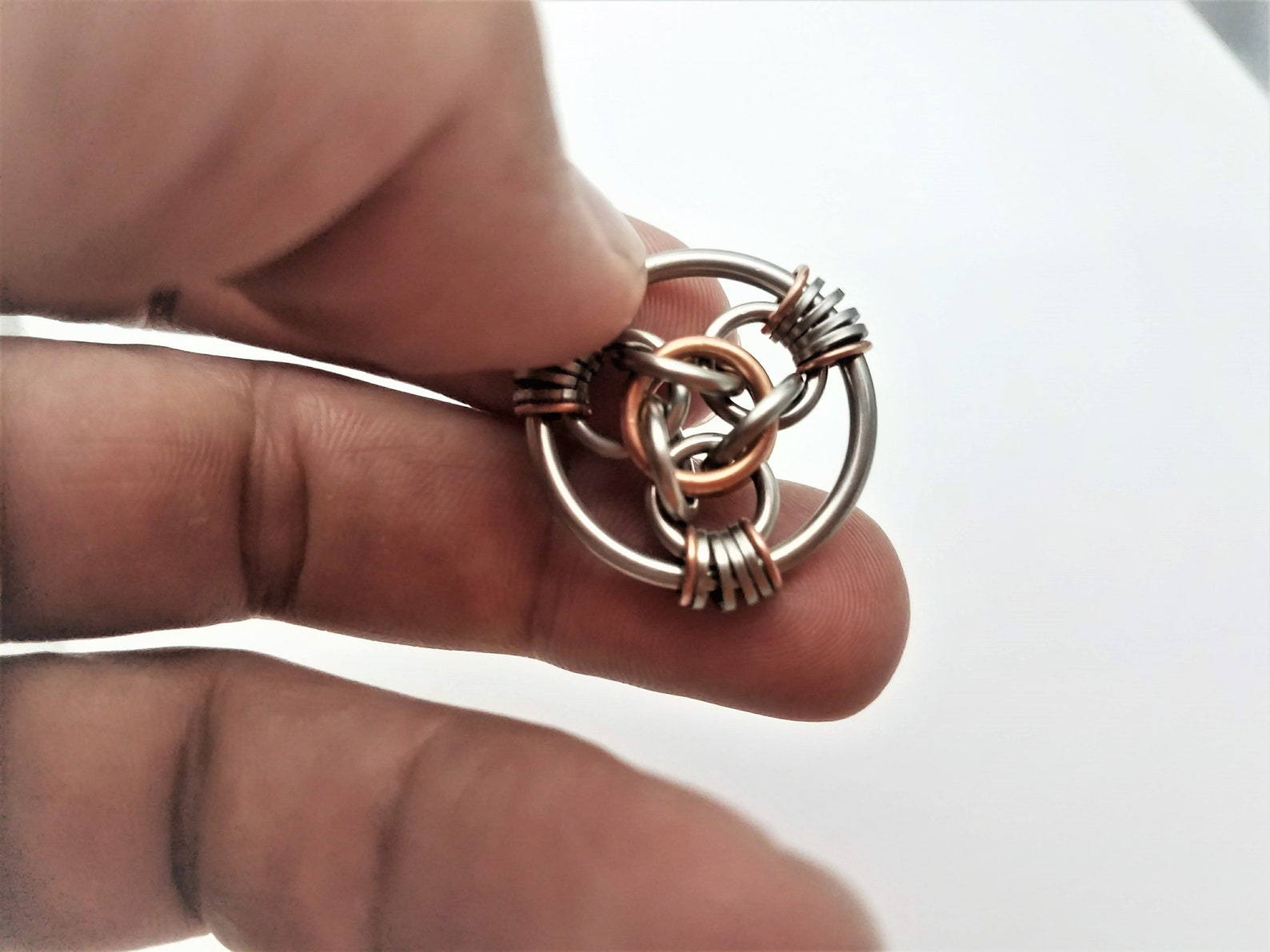 Lucky Coin: Quarter Sized Chainmail Coin Oddities Unique - Etsy