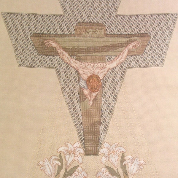 Crucifixion Cross Stitch - Etsy