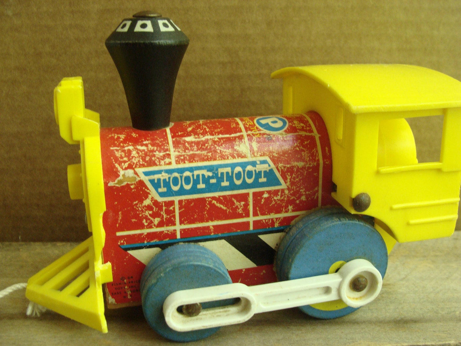 Vintage Fisher Price Toot-toot Train Wood Pull Toy 6 - Etsy