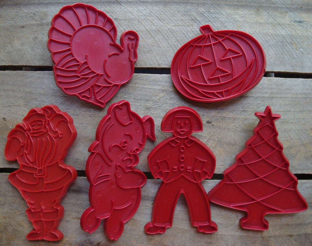 6 Tupperware Cookie Cutter Lot Pig Jack-o-lantern Pumpkin - Etsy