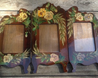 Painted wood frames | Etsy