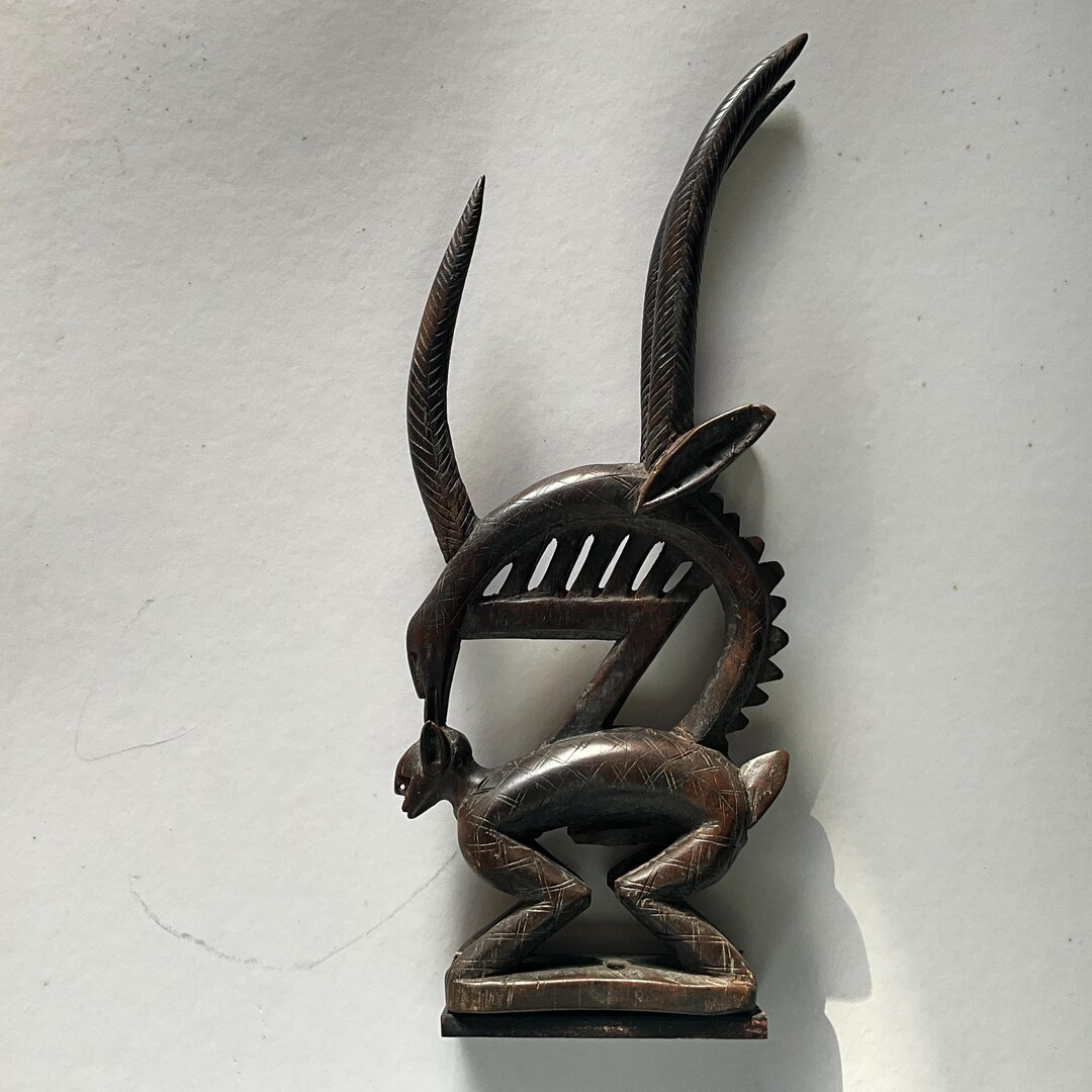 African Crest Mask, Bambara, Mali - Etsy