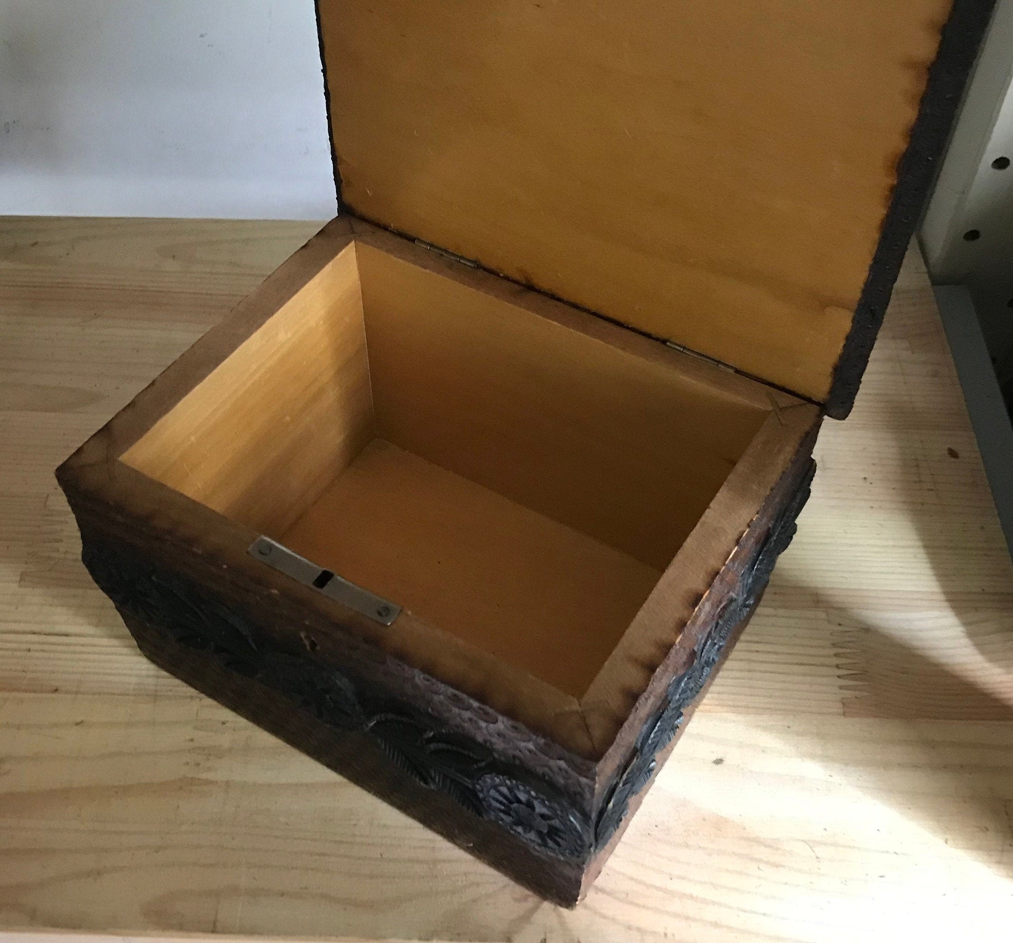 Carved Wood Box From the 70' Made in Poland Décor of - Etsy Ireland