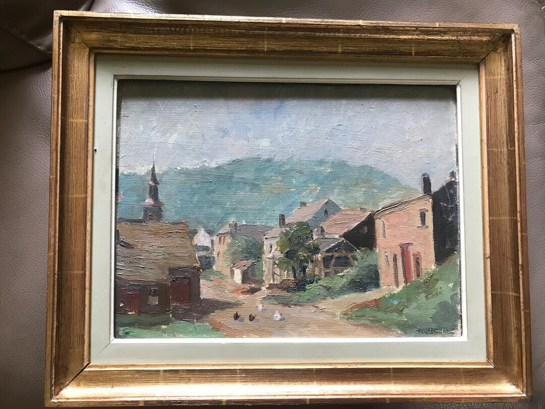 Oil Painting, Landscape, P. Corbisier - Etsy