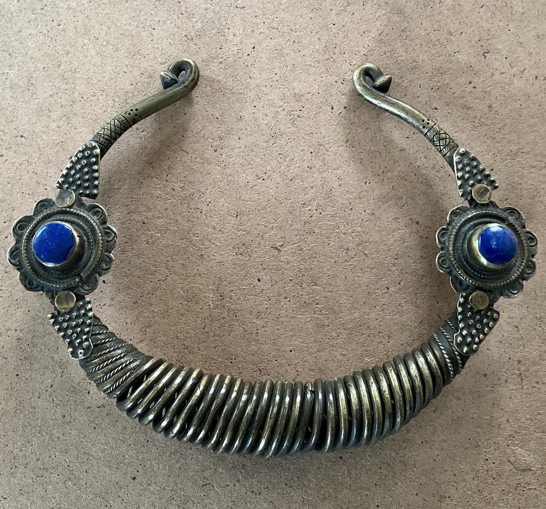 Kalash Spiral Choker, Tribal Jewelry From Chitral Valley, Pakistan - Etsy