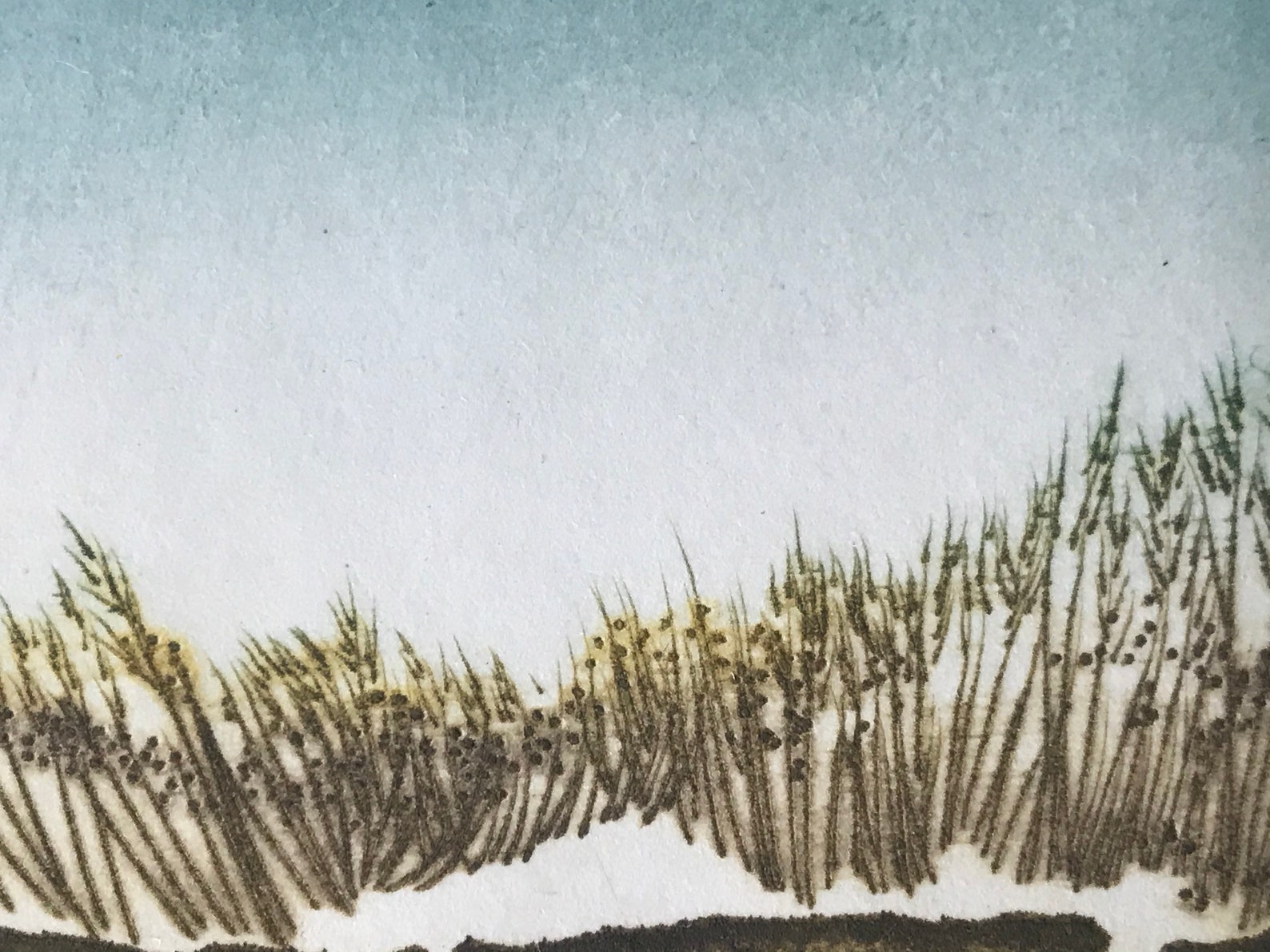 Etching and Aquatint by Sheila BENOW 1970s Landscape | Etsy