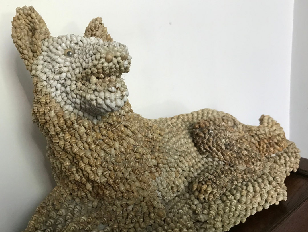 Dog German Shepherd Made With Shells - Etsy