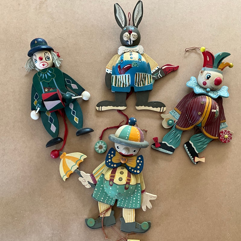 Handmade Wooden Puppets - Etsy