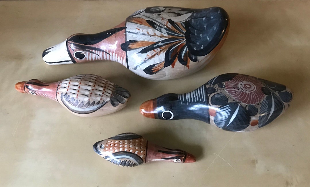 Decorative Clay Ducks, Mexican Crafts 1970s - Etsy