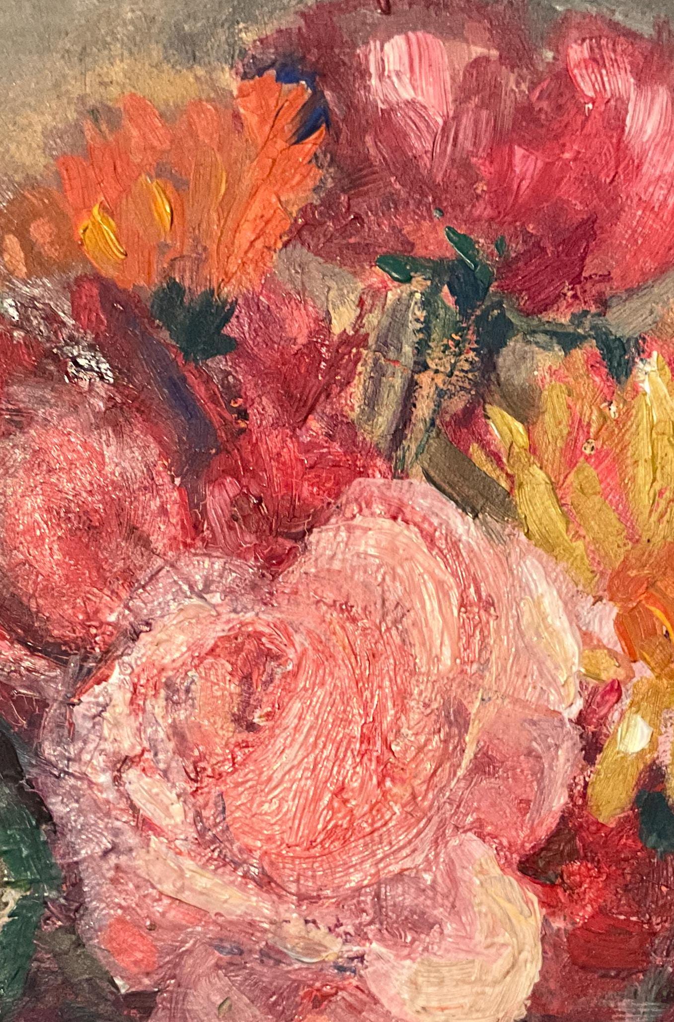 Oil Painting on Cardboard, Circa 1900, Ida Bertrand - Etsy