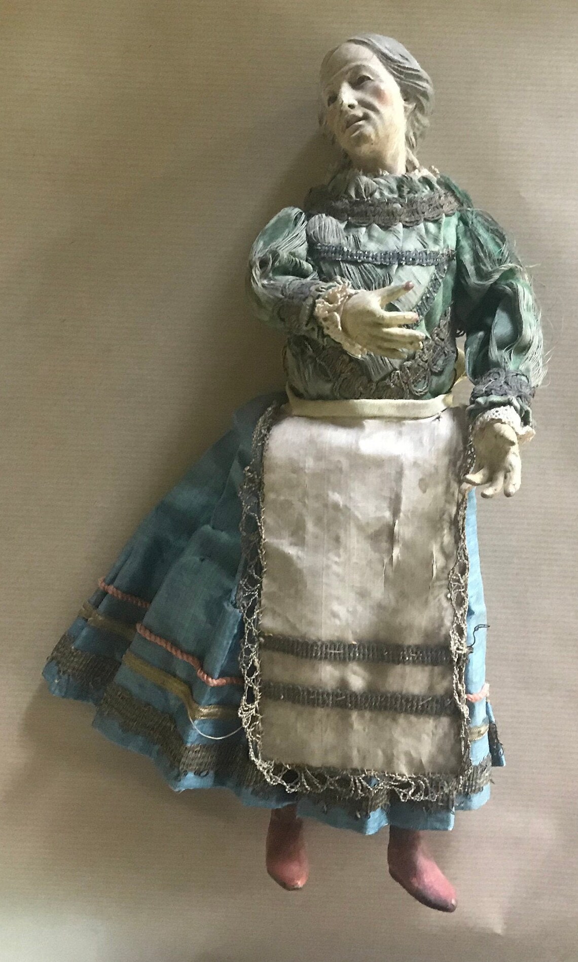 Italian Santon Around 1800, Woman in Regional Costume - Etsy