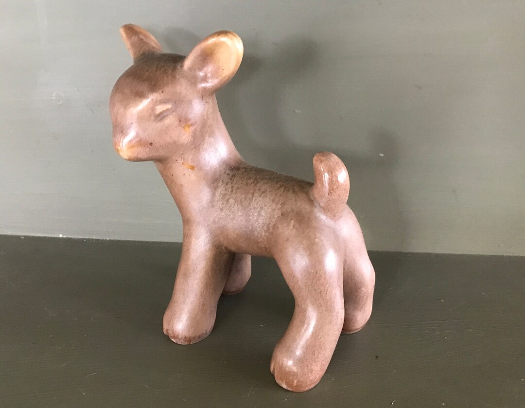 Art Déco Statuette, Denby, Lamb - Etsy
