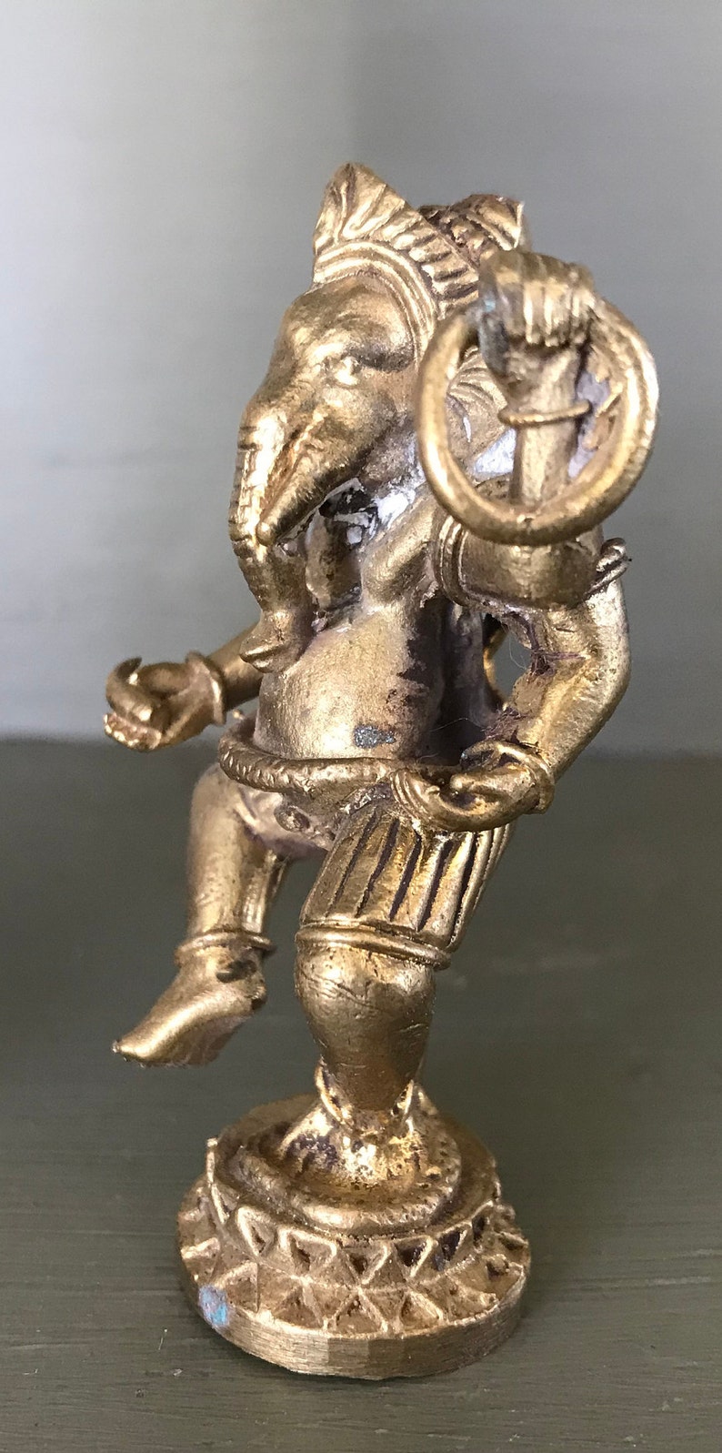 Ensemble de 2 statuettes du dieu Ganesh une en bois une en - Etsy France