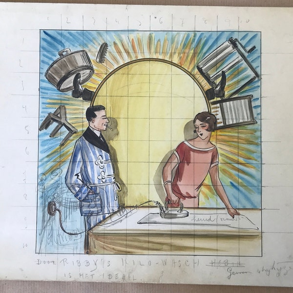 Watercolor Ad Art - Etsy