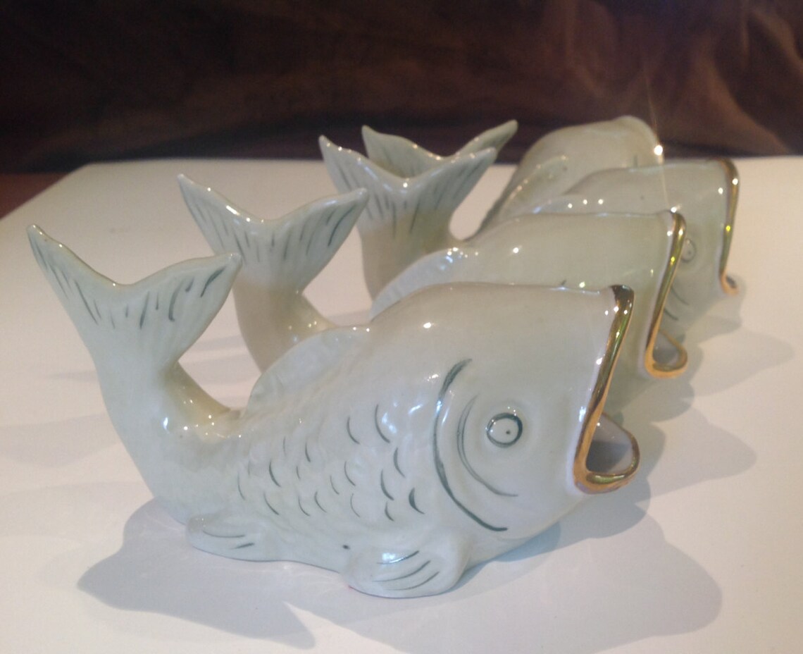 Set of 4 China Fishes - Etsy