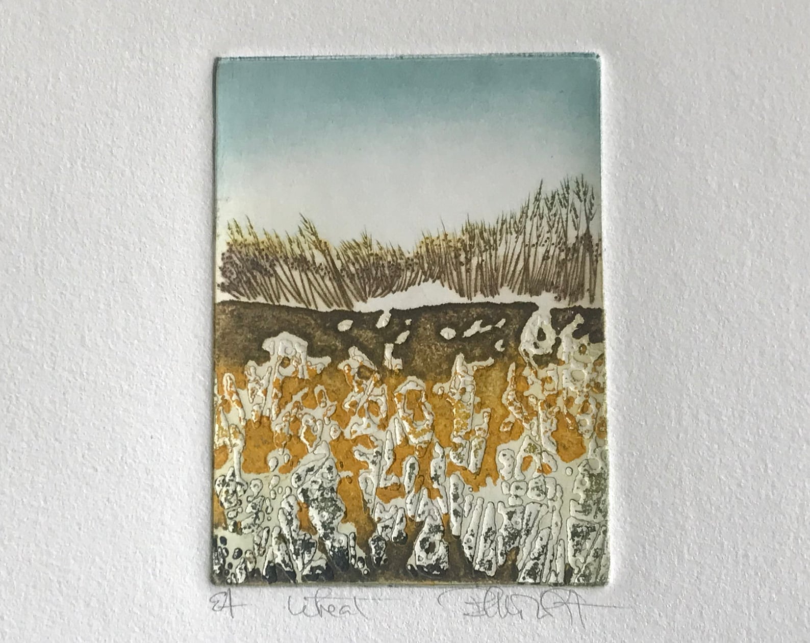 Etching and Aquatint by Sheila BENOW 1970s Landscape | Etsy