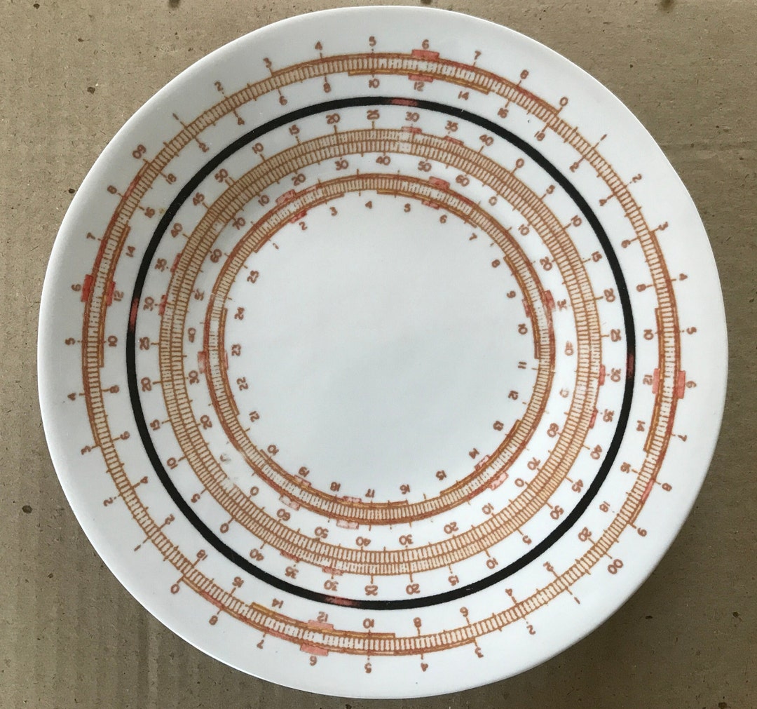 Original Plates, Hungry Plates, Associated Tsé Tsé., Set of 6 - Etsy