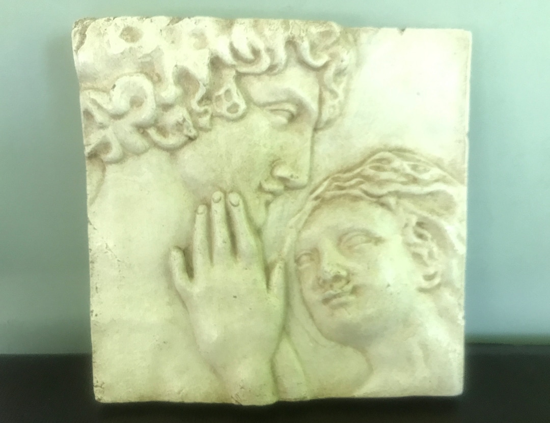 Plaster Bas Relief, Man and Woman - Etsy
